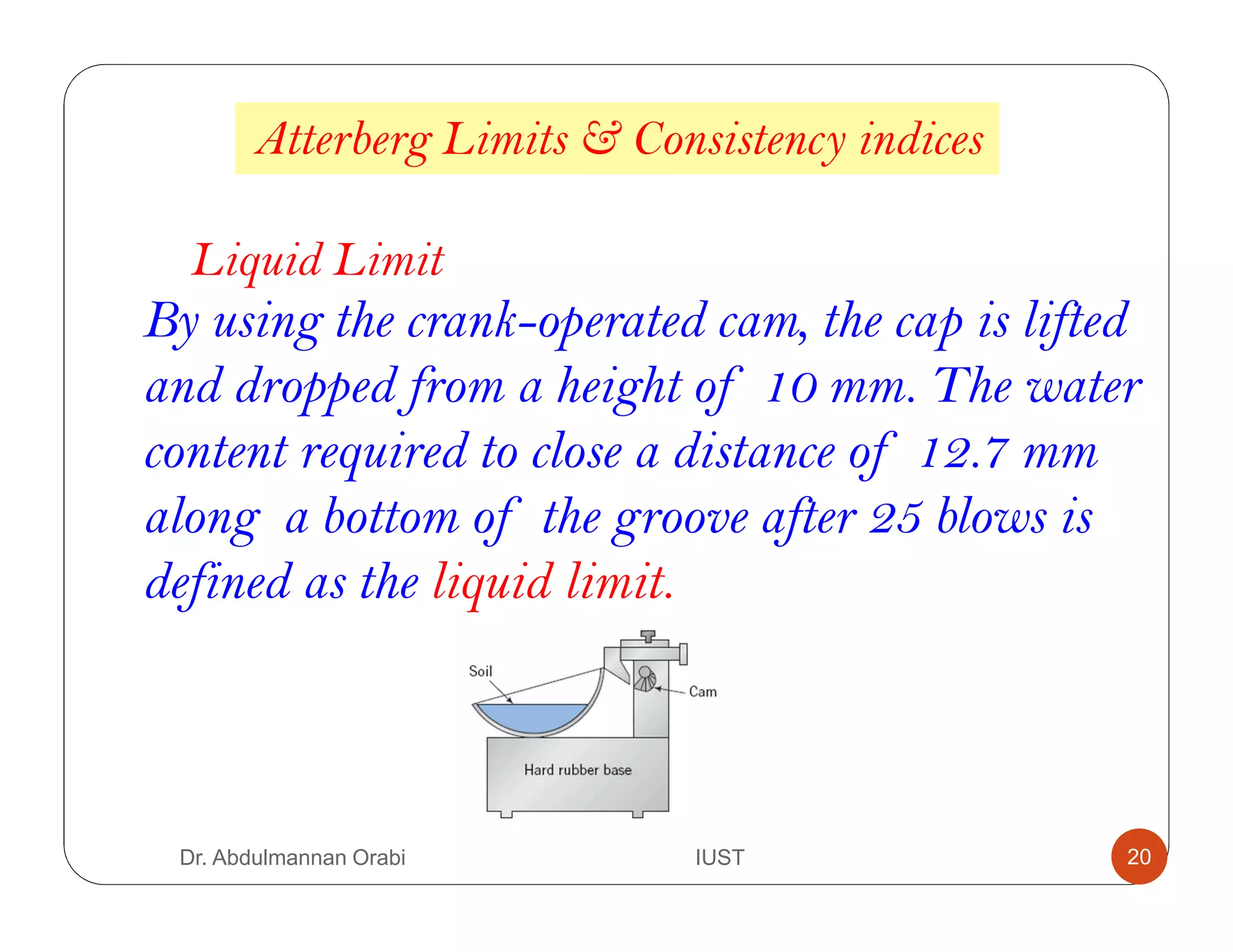Lecture 3 consistncy of soil | PDF