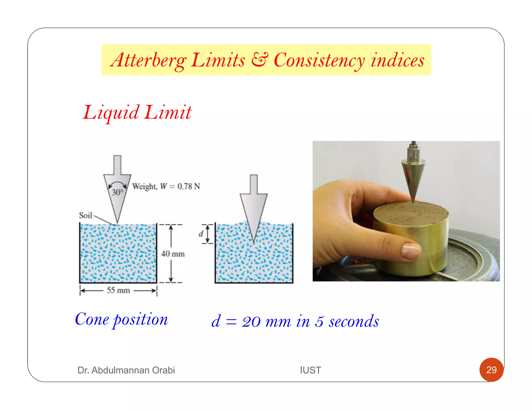 Lecture 3 consistncy of soil | PDF