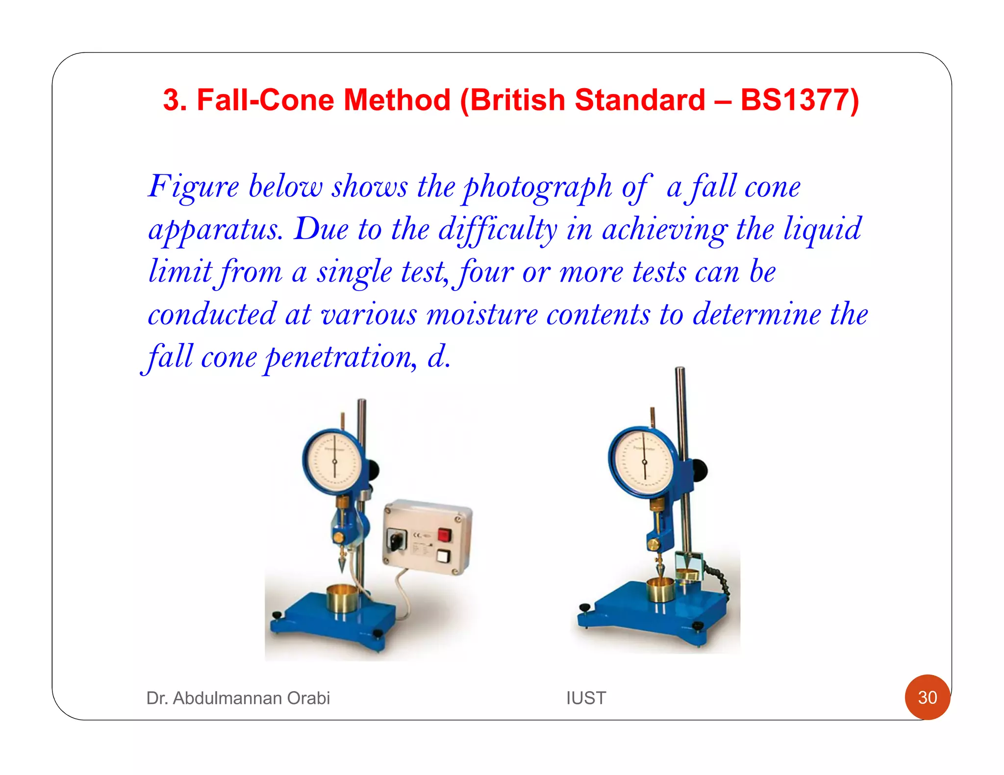 Lecture 3 consistncy of soil | PDF