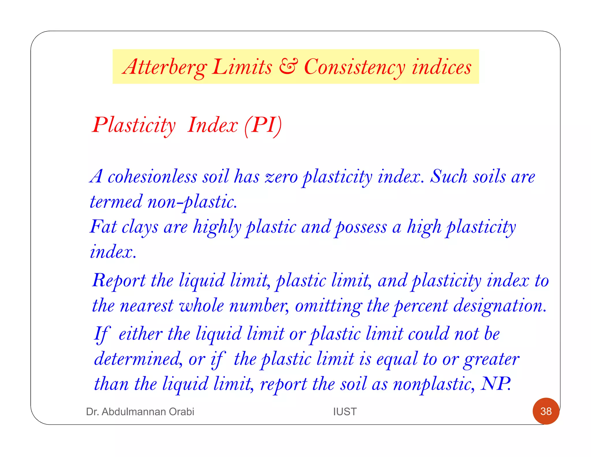Lecture 3 consistncy of soil | PDF