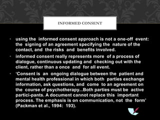 Lecture 3 contracts in counselling | PPTX