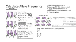 Evolution and variation: natural selection | PPTX