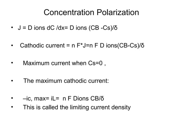 Lecture 3: corrosion kinetics | PPT | Chemistry | Science
