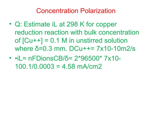 Lecture 3: corrosion kinetics | PPT | Chemistry | Science