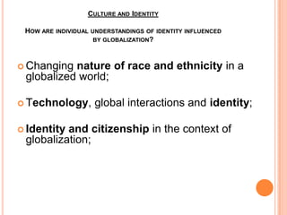 Lecture 3 culture and diversity culture and identity | PPTX