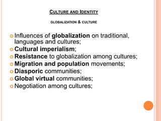 Lecture 3 culture and diversity culture and identity | PPTX