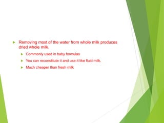 Types of milk -milk processing - Storage | PPTX | Desserts and Baking ...