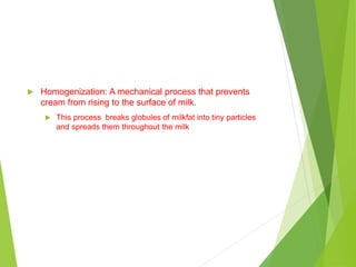 Types of milk -milk processing - Storage | PPTX | Desserts and Baking ...