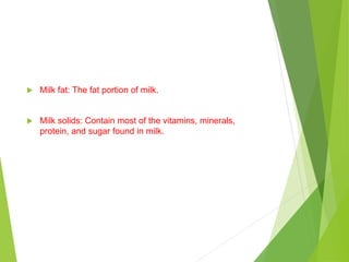 Types of milk -milk processing - Storage | PPTX