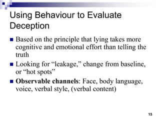 Lecture 3 deception post | PPT