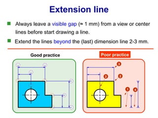 Lecture # 3 Learn the proper way of engineering drawing Dimensioning.pptx