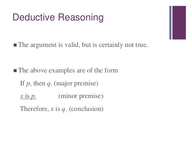 Lecture 3 Reasoning