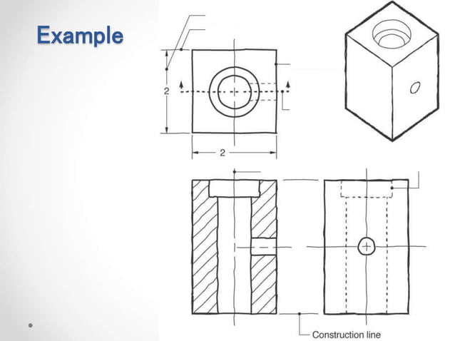 Drawing views and Basic 2D contructions.ppt | Drawing and Sketching ...