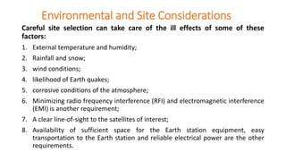 Lecture 3 Earth Station Standards, Reliability and Optimization.pptx