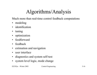 Lecture 3 - Model-based control engineering | PPT