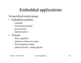 Lecture 3 - Model-based control engineering | PPT