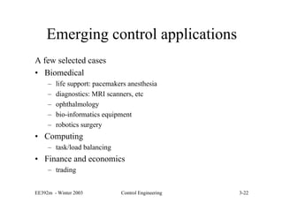 Lecture 3 - Model-based control engineering | PPT
