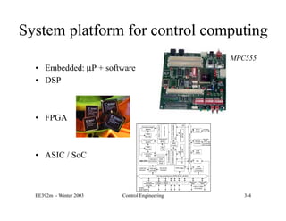 Lecture 3 - Model-based control engineering | PPT