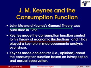 Theories of Consumption_Extended Version | PDF