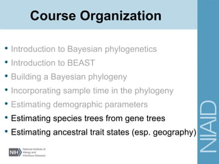 BEAST: Species phylogeny and phylogeographic analysis | PPTX