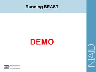 BEAST: Species phylogeny and phylogeographic analysis | PPTX