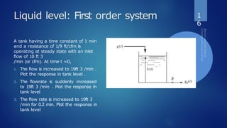 First order processes Chemical Process Control.pptx