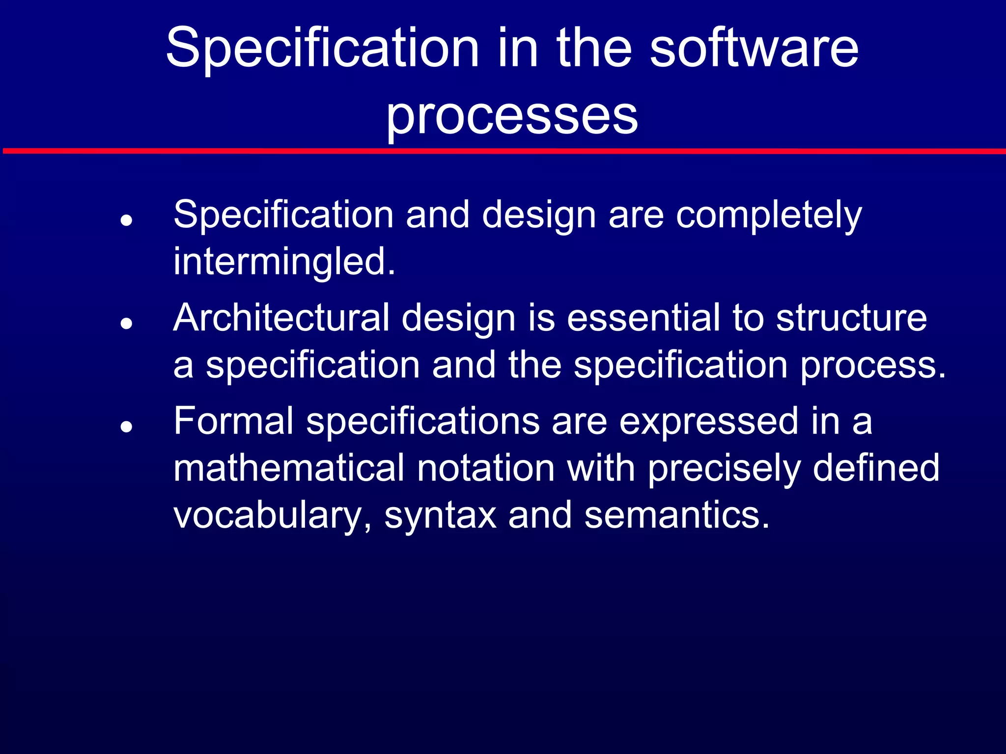 Formal Specifications In Formal Methods Ppt