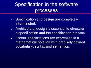 Formal Specifications in Formal Methods | PPT