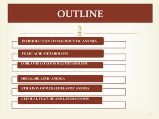Lecture 3 Folate and B12 metabolasm and Megaloblastic anemia-1.pptx