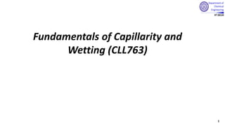 Lecture 3_forces and capillary bridge.pdf | Chemistry | Science