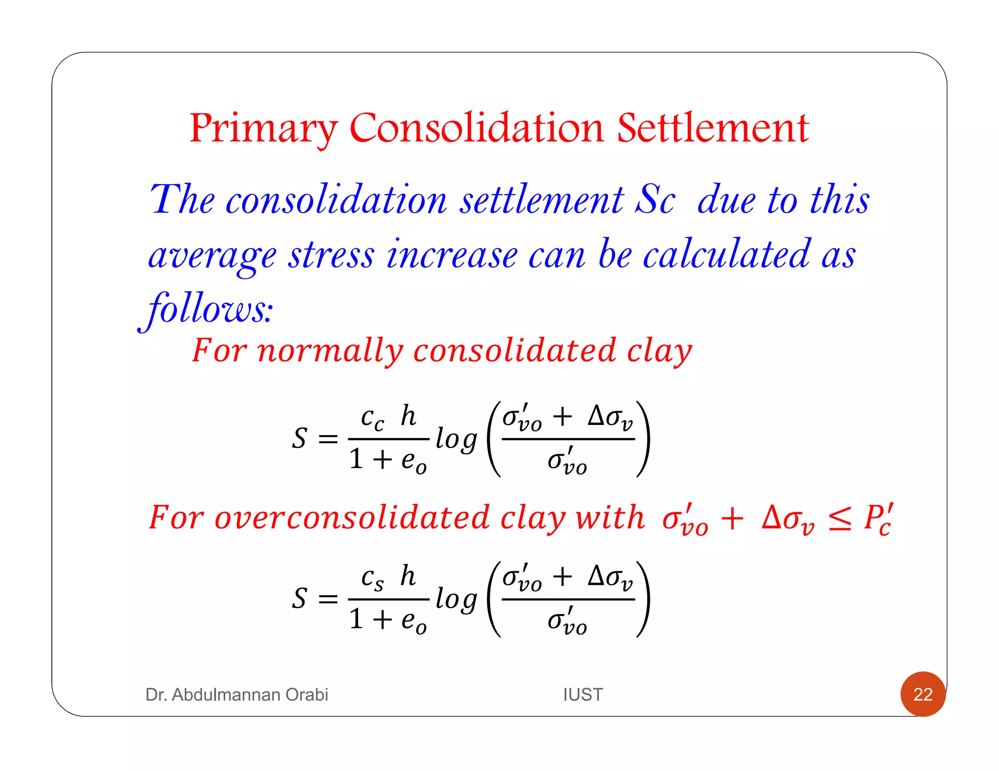 Lecture 3 foundation settlement | PDF