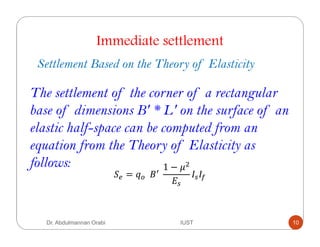 Lecture 3 foundation settlement | PDF