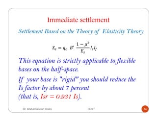 Lecture 3 foundation settlement | PPT
