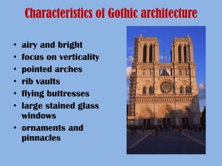 Elements Of Gothic Architecture Characteristics