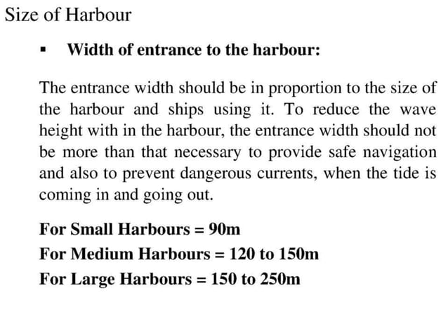 Lecture 3 harbour planning | PPTX