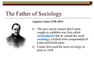 Lecture 3 history _sociology | PPT