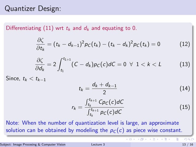 Lecture 3 image sampling and quantization | PDF