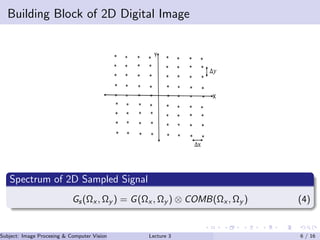 Lecture 3 image sampling and quantization | PDF