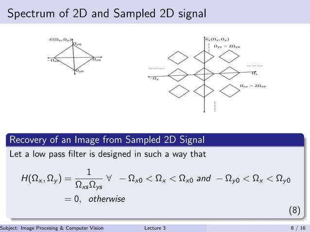 Lecture 3 image sampling and quantization | PDF