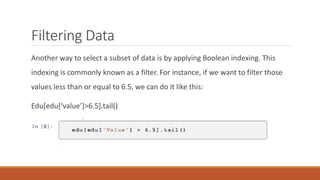 Lecture 3 intro2data | PPTX