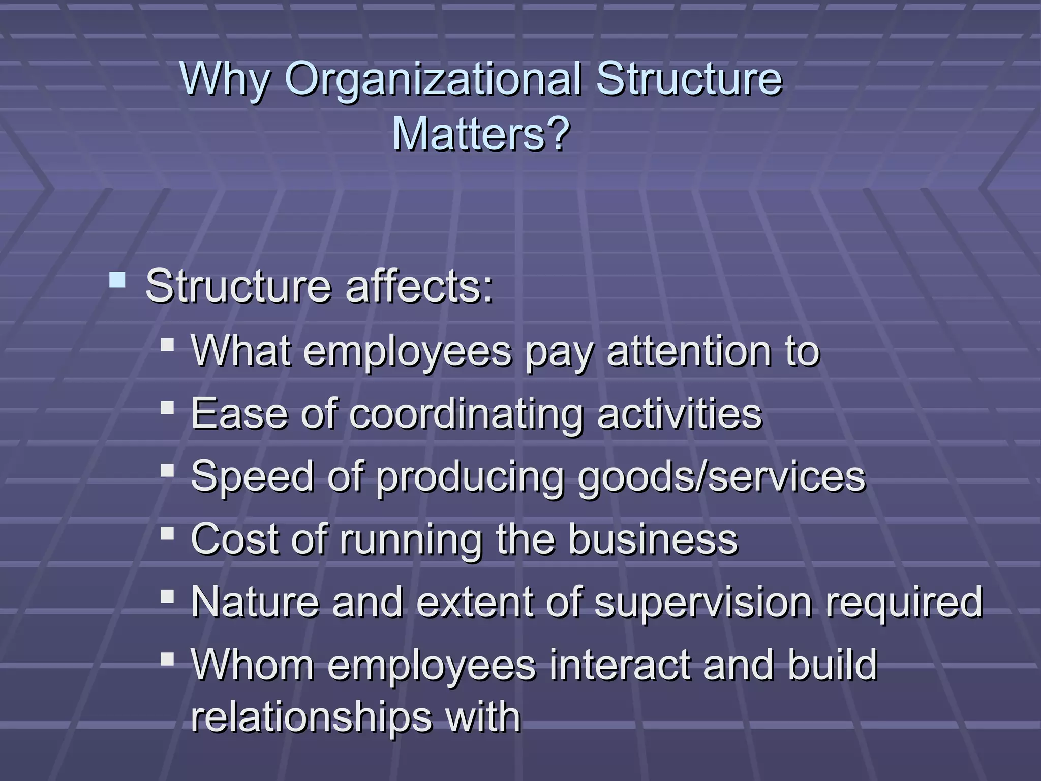 Lecture 3 intro to organizational design | PPT