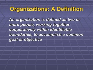 Lecture 3 intro to organizational design | PPT