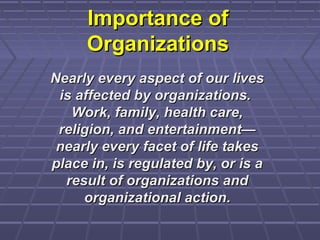 Lecture 3 intro to organizational design | PPT