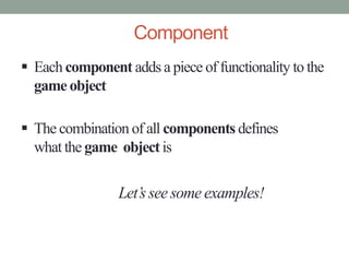 Game Development with Unity3D (Game Development lecture 3) | PPT | Free ...