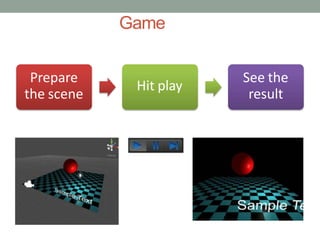 Game Development with Unity3D (Game Development lecture 3) | PPT