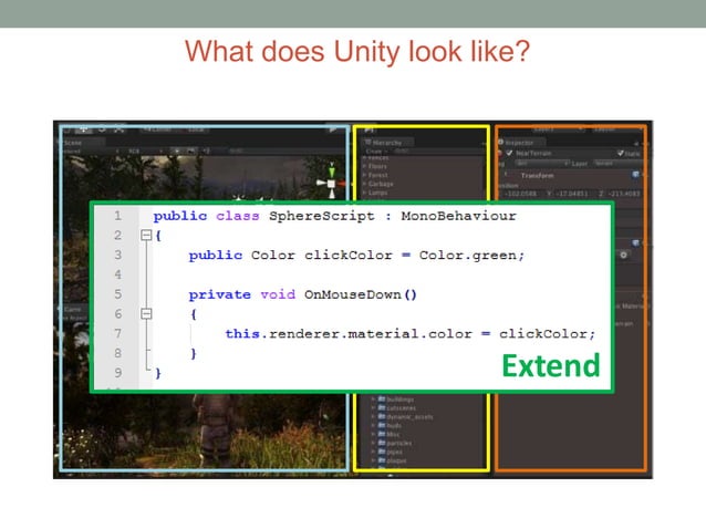 Game Development with Unity3D (Game Development lecture 3) | PPT | Free Download