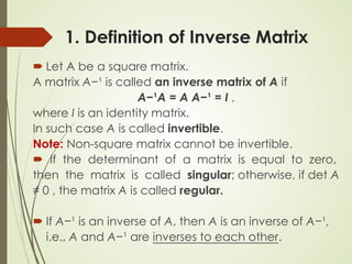 Lecture 3 Inverse matrices(hotom).pdf