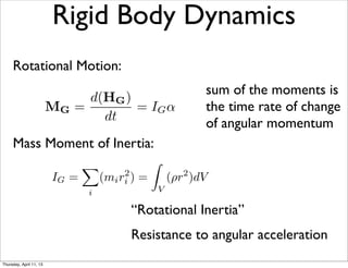 Lecture of Rigid Bodies - mechanical dynamics course | PDF