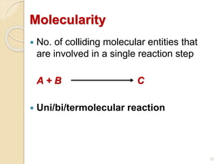 Lecture 3 kinetics of homogeneous reactions | PPTX
