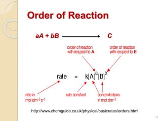 Lecture 3 kinetics of homogeneous reactions | PPTX
